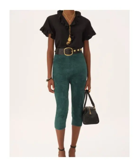 Chloé Short-sleeve Ruffle Top In Crêpe De Chine - Black