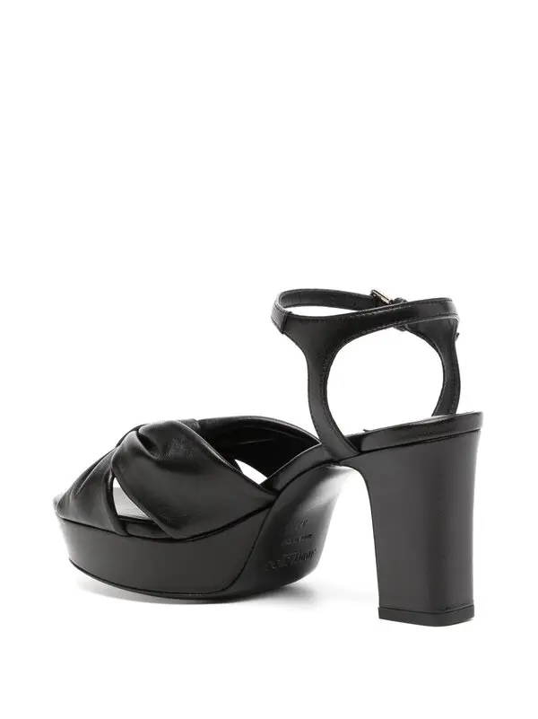 JIMMY CHOO Heloise 80 Platform Sandals - Black