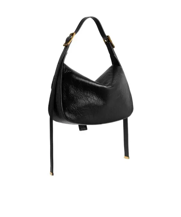 Balenciaga Clicca Medium Shoulder Bag - Black