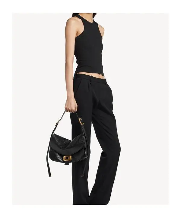 Balenciaga Clicca Medium Shoulder Bag - Black