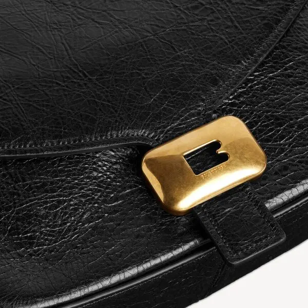 Balenciaga Clicca Medium Shoulder Bag - Black