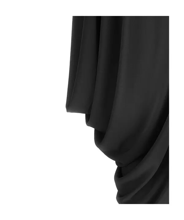 TOM FORD Asymmetric Draped Mini Dress
