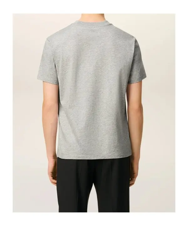 AMI Paris De Coeur T-shirt - Heather Ash