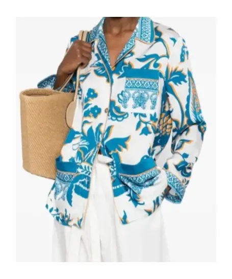 Etro Printed Long Sleeve Shirt