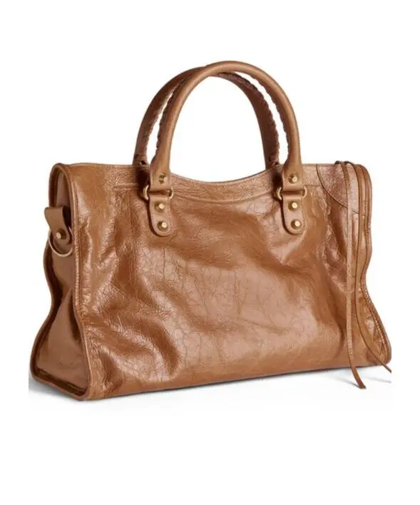 Balenciaga Le City Medium Tote Bag - Camel