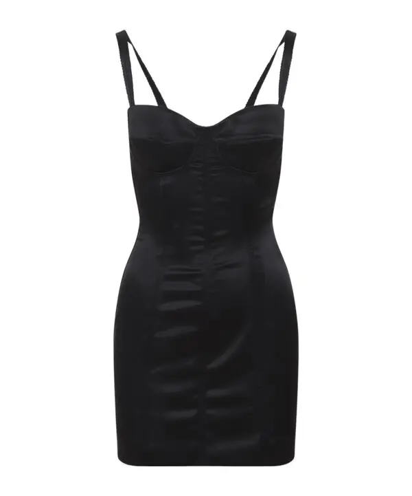 Dolce & Gabbana Sleeveless Mini Dress - Black