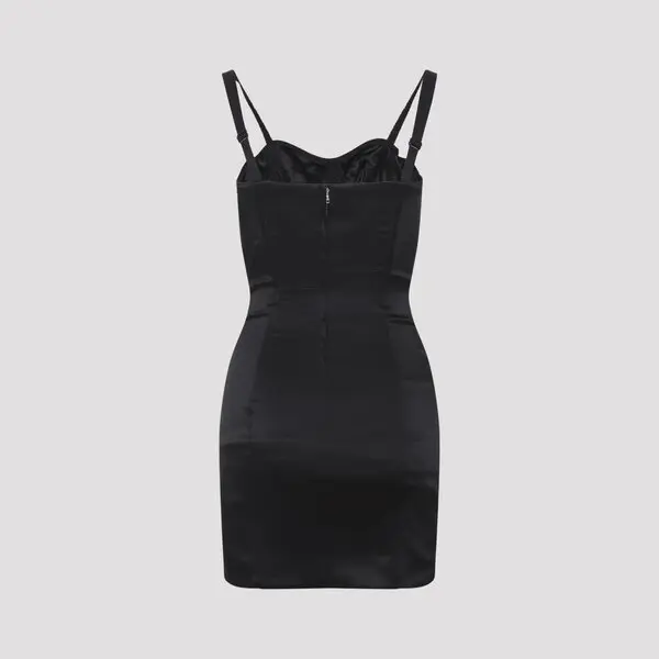 Dolce & Gabbana Sleeveless Mini Dress - Black