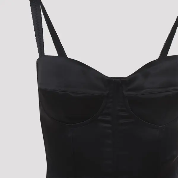 Dolce & Gabbana Sleeveless Mini Dress - Black