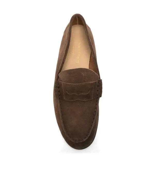 COMMON PROJECTS Suede Round-toe Loafers