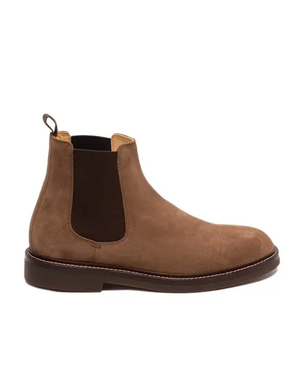 Brunello Cucinelli Suede Ankle Boots