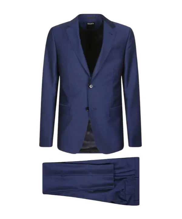 Zegna Slim Two-piece Suit - Blu