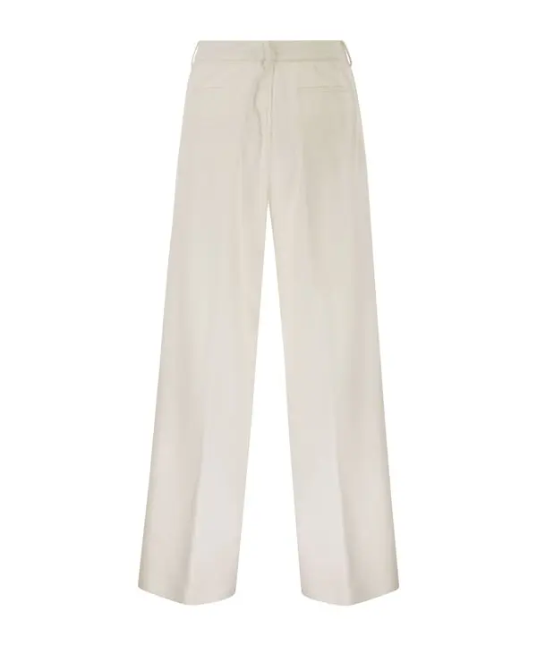 Fabiana Filippi Tailored Straight-leg Trousers With Diamond Thread Detail