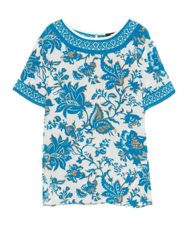 Etro Pattern-printed Short-sleeved Top