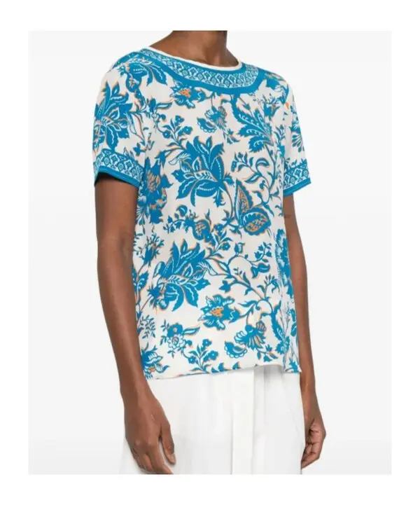 Etro Pattern-printed Short-sleeved Top