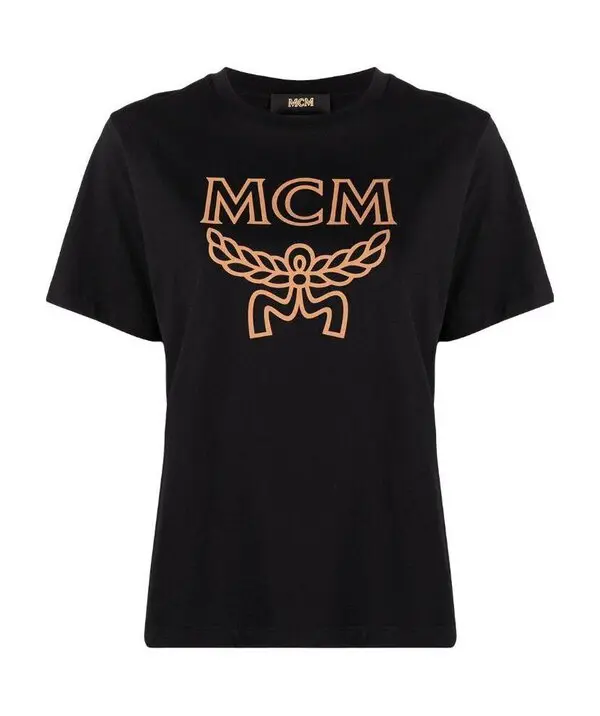 Mcm Logo Printed T-shirt