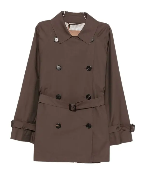 Max Mara Calle Double-breasted Coat - Brown