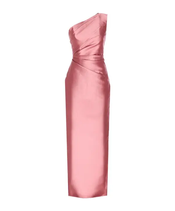 Solace London Kira One-shoulder Maxi Dress