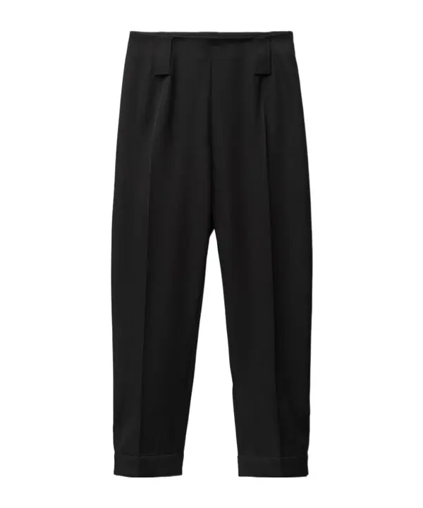 Versace Button Detail Trousers - Black