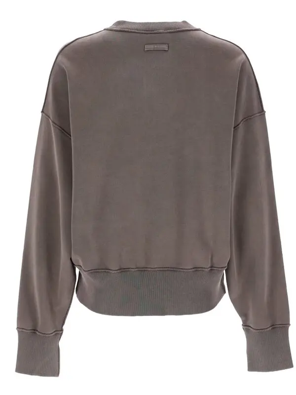 JEAN PAUL GAULTIER Embroidered Cropped Sweatshirt - Black