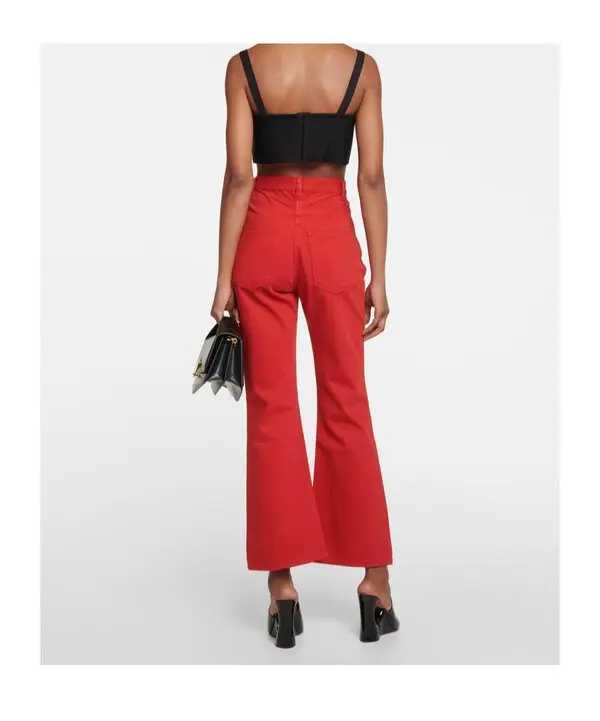 Alaïa High-rise Bootcut Jeans
