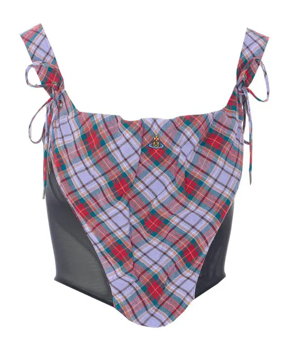 VIVIENNE WESTWOOD Checked Corset - Multi-color