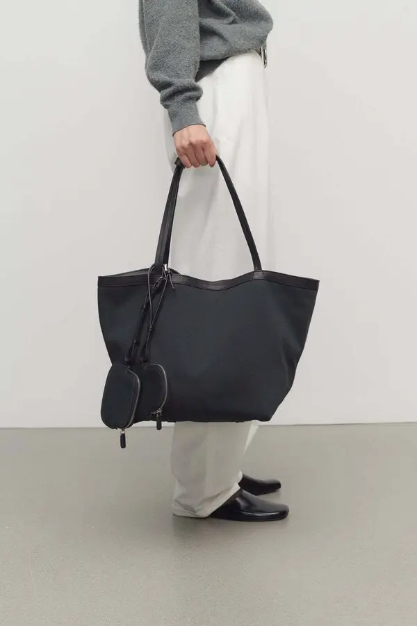 THE ROW Park Tote Three Bag - Black