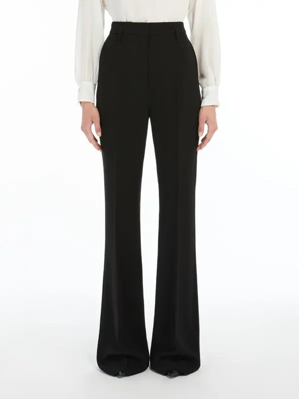 Max Mara Alabama Flared Trousers - Black
