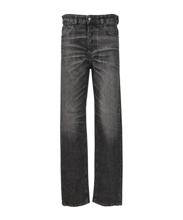 DIESEL® Logo Patch Jeans - Black