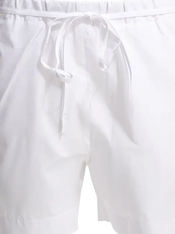 Loulou De Saison Malone Drawstring Shorts - White