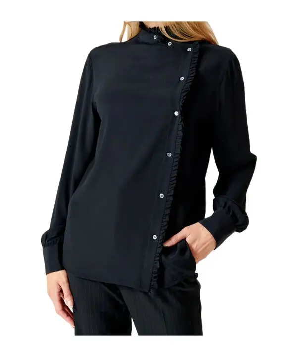 N.21 Ruffle Button-up Blouse