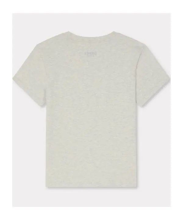 Kenzo Gots Wild Tiger Printed Crewneck T-shirt - Light Gray