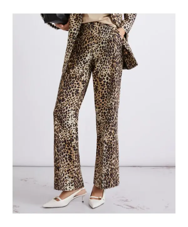Marella Linen-blend Basketweave Trousers