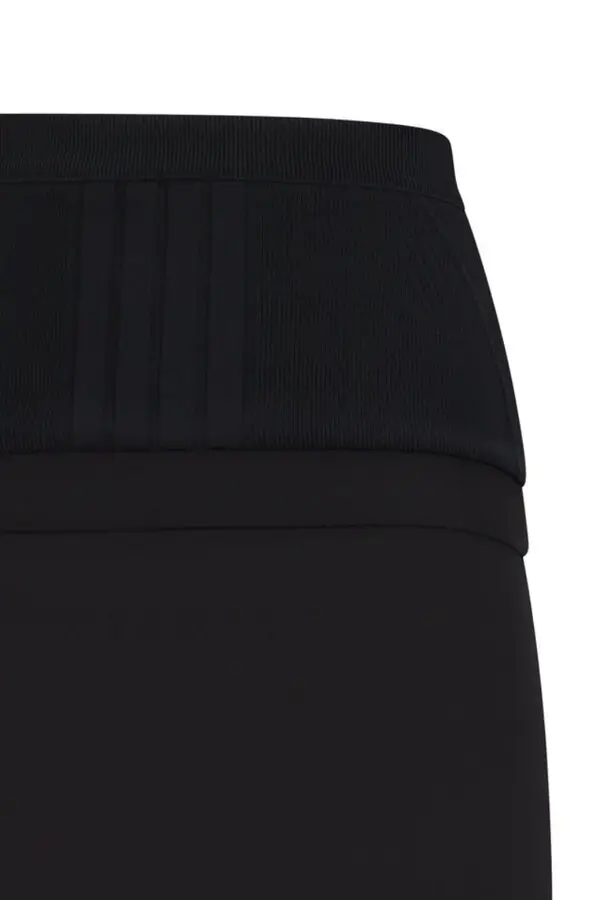 Attico Midi Jersey Skirt