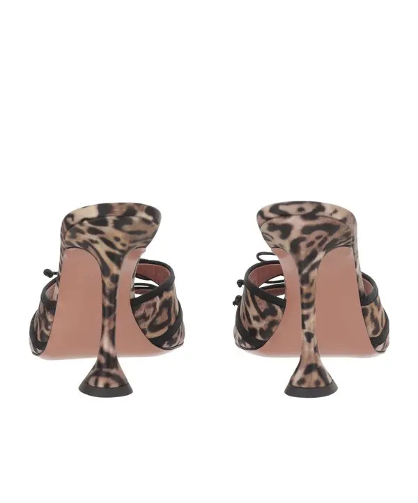 Amina Muaddi Round-toe High-heeled Sandals