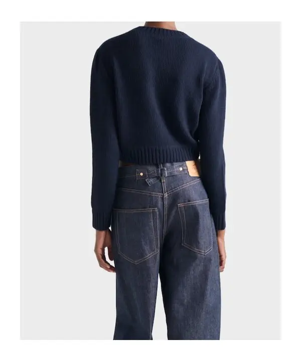 Prada Wool And Cashmere Crew-neck Sweater