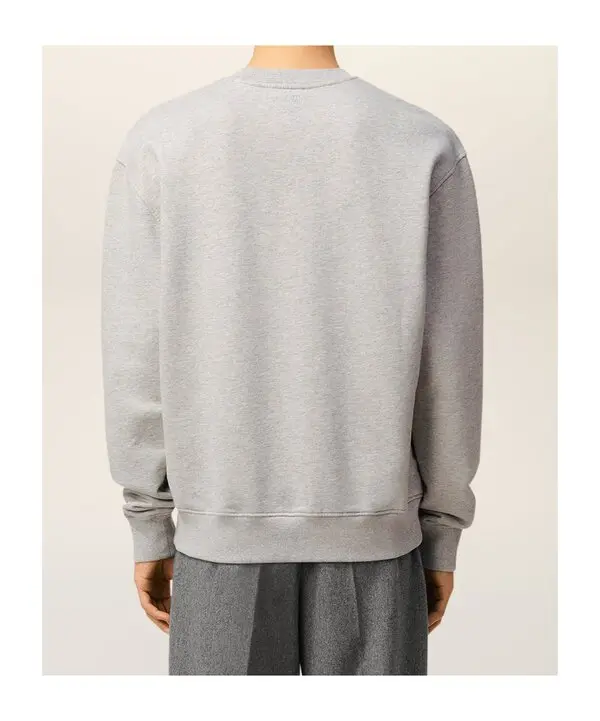 AMI Paris De Coeur Sweatshirt - Heather Ash