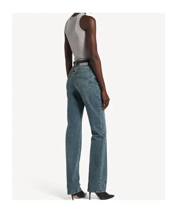 Balenciaga High-waisted Skinny Jeans - Blue