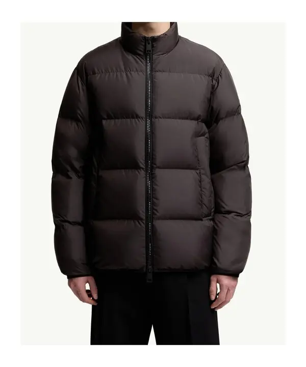 Moncler Erterle Zip-up Puffer Jacket - Brown
