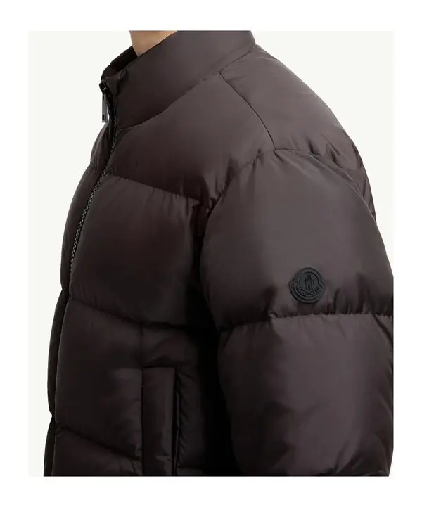 Moncler Erterle Zip-up Puffer Jacket - Brown