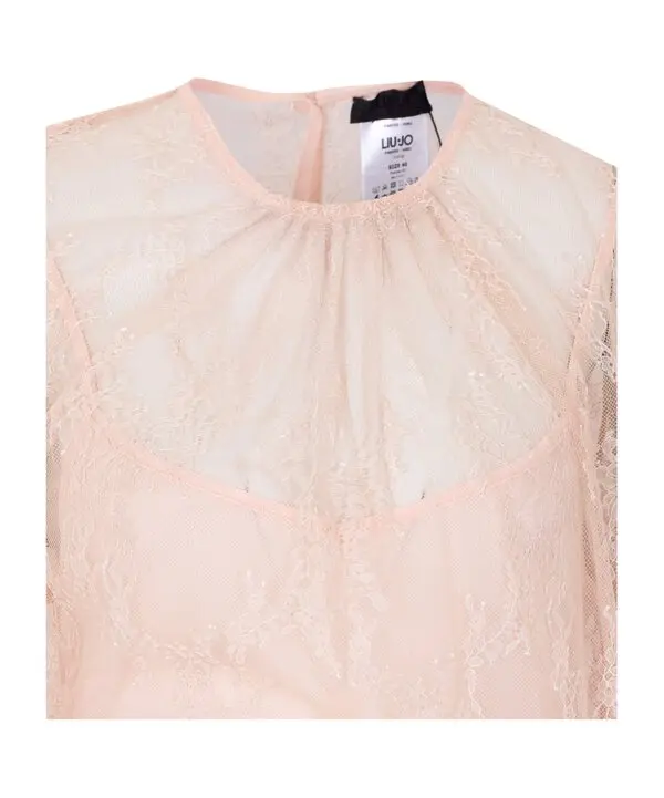 Liu Jo Lace Mini Dress - Pink