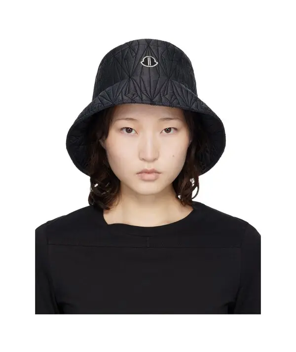 Moncler Quilted Logo Bucket Hat