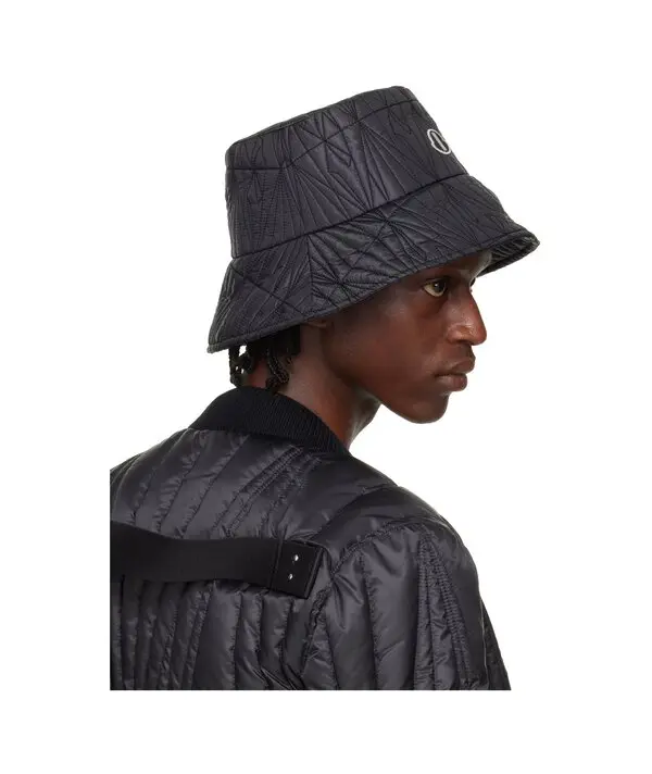 Moncler Quilted Logo Bucket Hat
