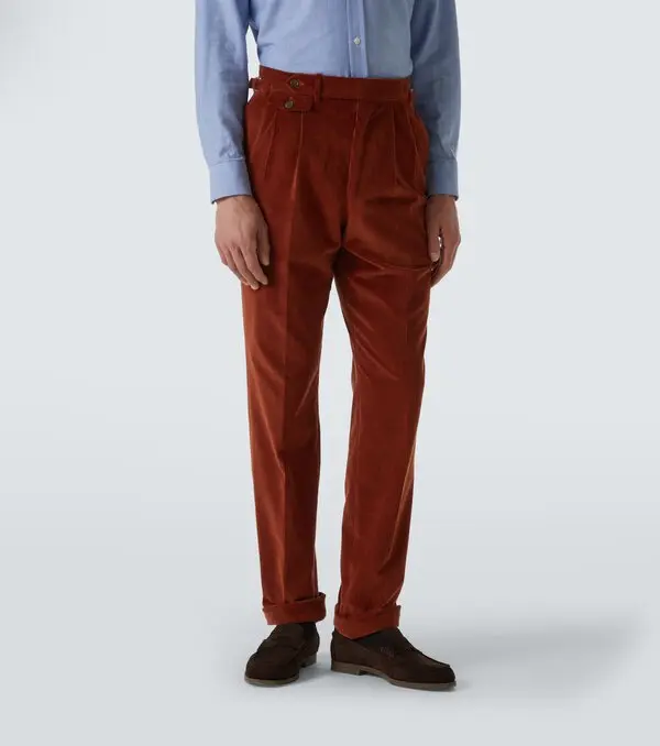 Dunhill Cotton And Silk Corduroy Pants