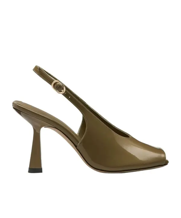 STUART WEITZMAN Open Toe Slingback High Heel Sandals