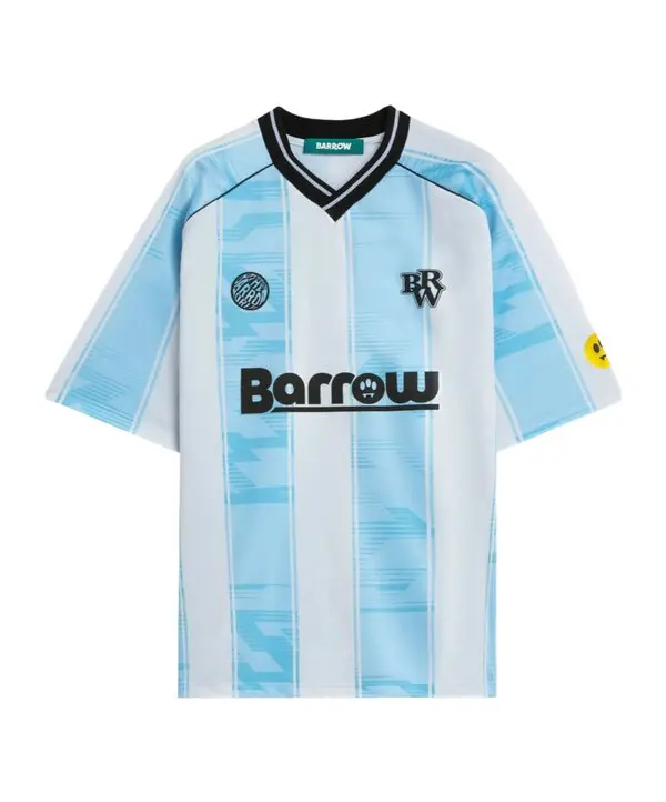 BARROW Striped Short-sleeve T-shirt - Blue