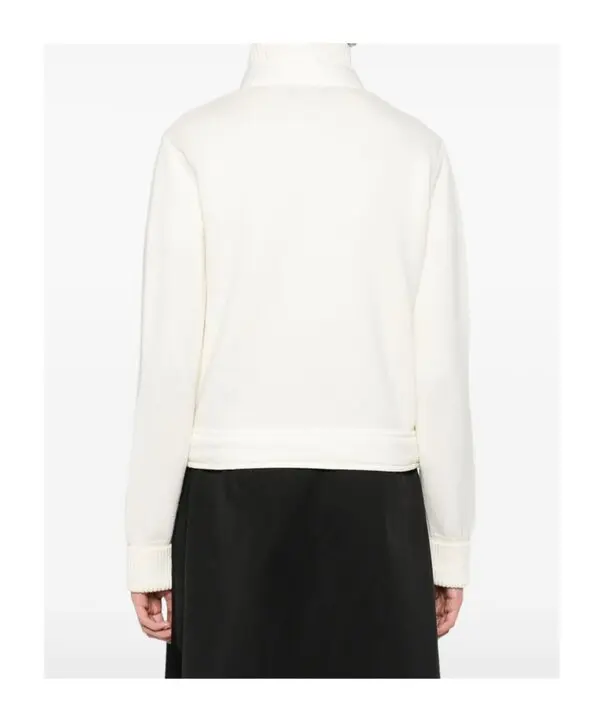 Moncler High Neck Quilted Cardigan