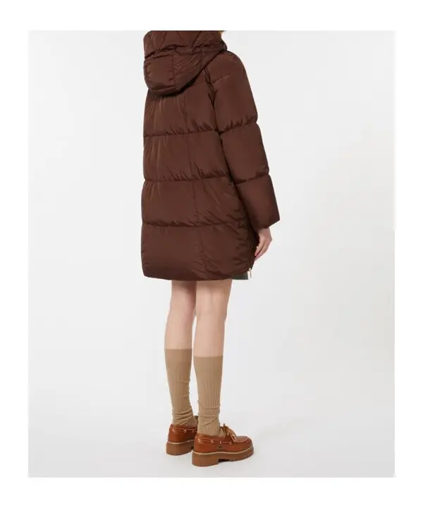 Max Mara Long-sleeved Padded Jacket With Hood