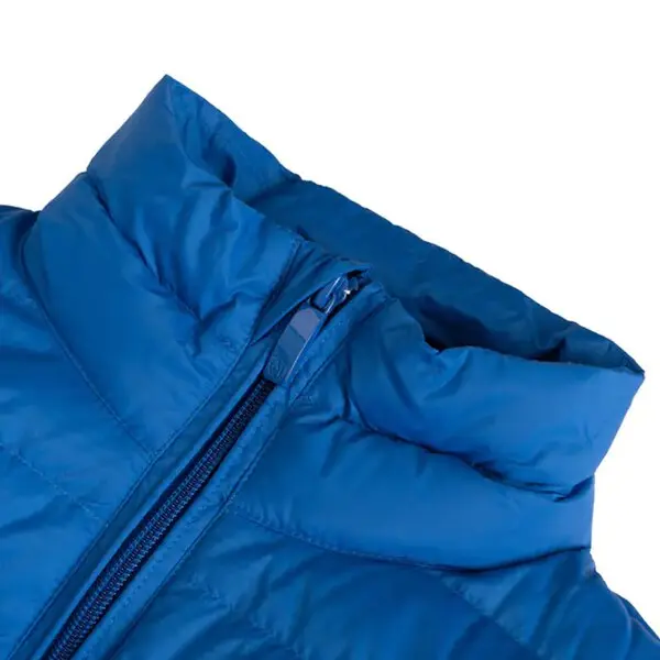 Emporio Armani Logo Detail Quilted Down Jacket - Blue