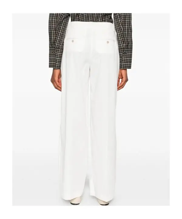 Peserico Pleated Front Trousers - White