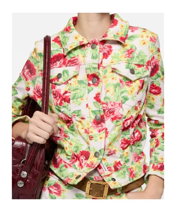 Acne Studios Floral Cotton Jacket - Amu